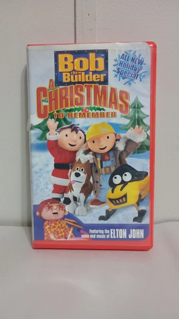 BOB THE BUILDER A Christmas To Remember (VHS, 2003) Elton John Kids ...