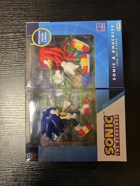 JAKKS PACIFIC SONIC the Hedgehog Sonic & Knuckles Face-Off Figures £29. ...