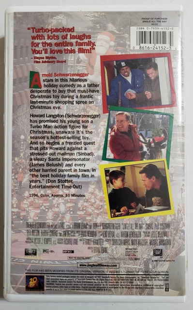 JINGLE ALL THE Way VHS 1996 Clamshell £7.25 - PicClick UK