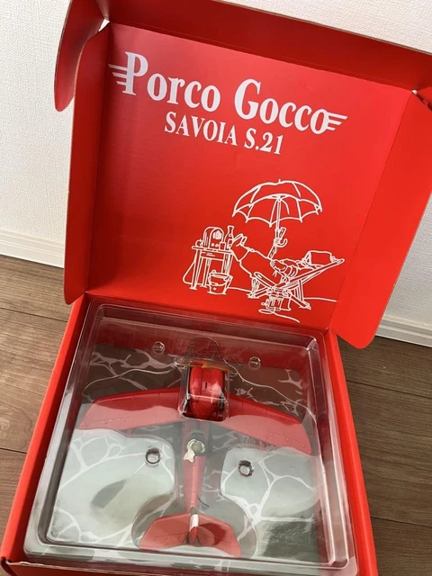 GHIBLI COCHON ROUGE Porco Modèle De Figure Savoia S.21 Du Studio EUR ...