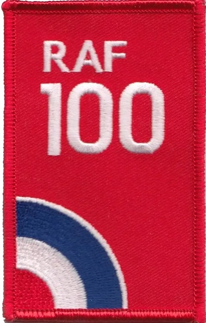 ROYAL AIR FORCE RAF Centenary 100 Years Embroidered Patch Badge - MOD LICENSED £14.99 - PicClick UK
