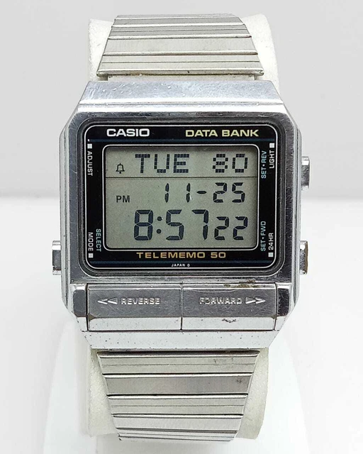 CASIO DATA BANK DB-510 Module 262 Vintage Men’s Watch £79.01 - PicClick UK