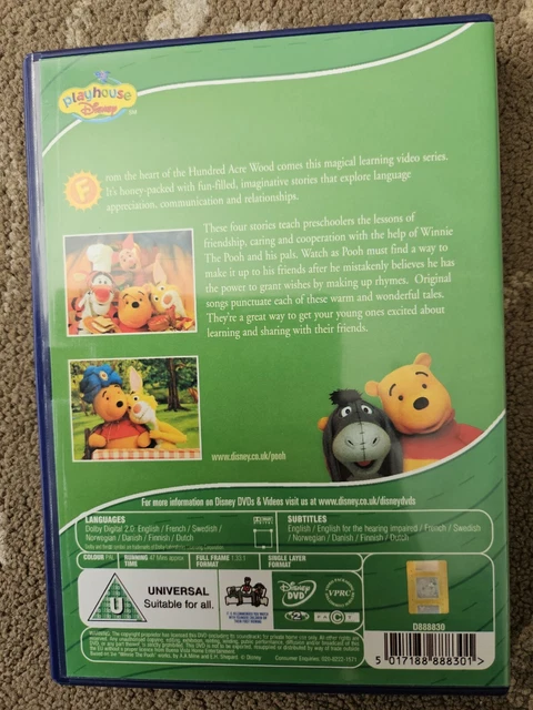 WINNIE THE POOH The Book Of Pooh Fun With Friends Dvd Kids £5.99 ...