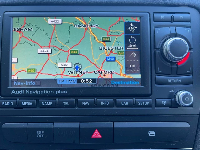 AUDI S3 A3 A4 RNS-E Navigation Plus Sat Nav Firmware Disc Western ...