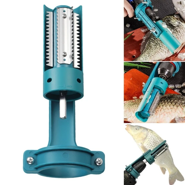 HIGH EFFICIENCY FISH Descaler Drill Adapter Fish Scale Scrapers Fish ...
