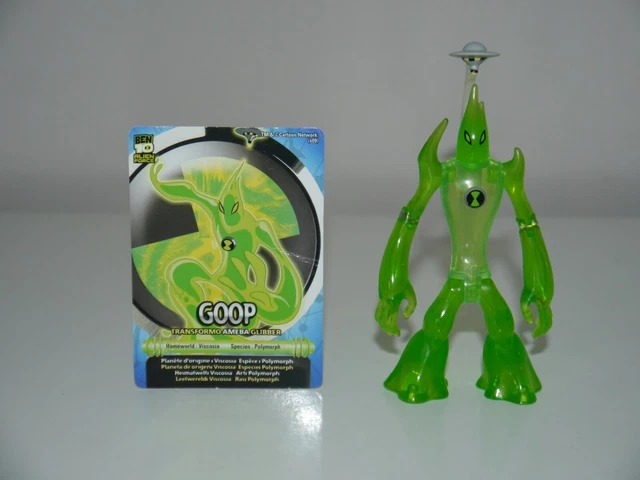BEN 10 ALIEN FORCE GOOP with PLANET & Card 4" Range Action Figure ...