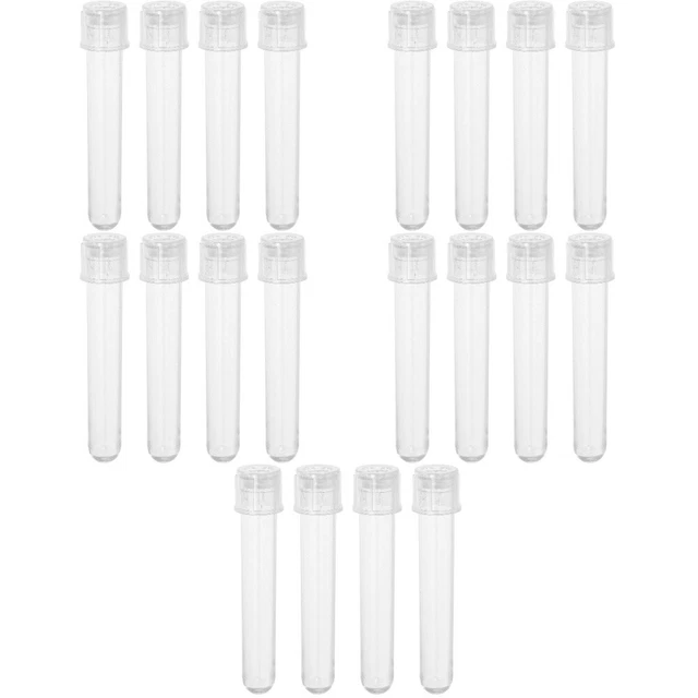 120 PZ PROVETTE con tappo provette campione di plastica provette ...