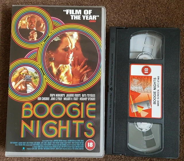 BOOGIE NIGHTS (VHS) BIG BOX - Mark Wahlberg + Burt Reynolds + Julianne ...