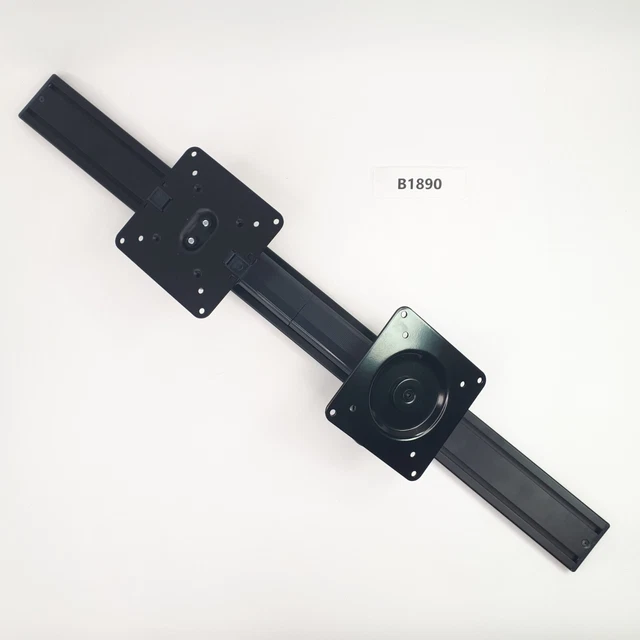 HUMANSCALE M8 M10 Dual Monitor Arm Crossbar Black W/ Vesa Plate B1890 ...