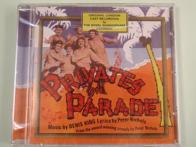 ORIGINAL 1978 LONDON Cast Recording 'Privates On Parade' Cd. New Sealed ...