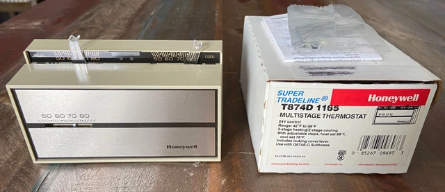 NEW IN BOX Honeywell Multistage Thermostat T874D 1165 $82.14 - PicClick AU