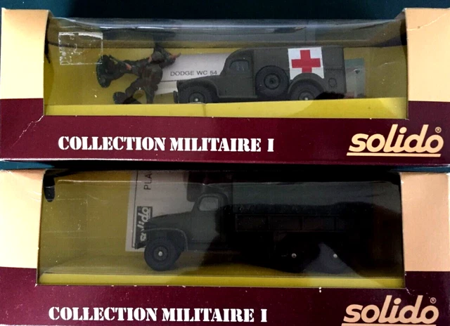 SOLIDO MILITARY 6024 Dodge Ambulance 6X6 / Gmc Tolee 6036 - Boxed ...