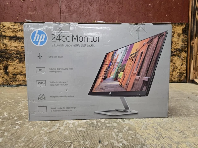 HP 24& IPS Full HD Computer Monitor (HDMI, VGA) OPEN BOX - FULLY TESTED ...