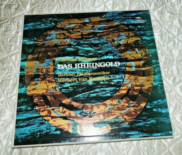 LP-BOX-DAS RHEINGOLD-ORIG.SIGNIERT VON Herbert von Karajan mit ...