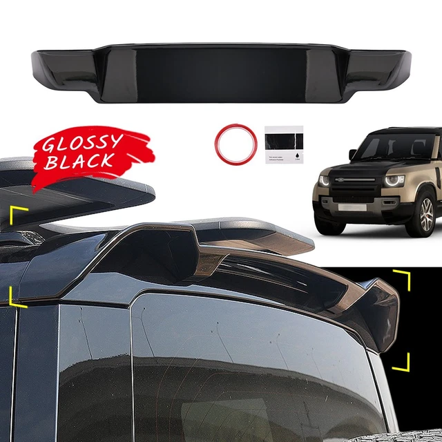 FOR LAND ROVER Defender 90 110 130 L663 Gloss Black Rear Roof Spoiler ...