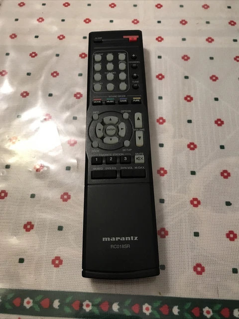 GENUINE MARANTZ RC018SR Audio System Remote Control - Tested $20.00 ...