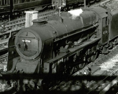 VINTAGE TRAIN PHOTOGRAPH 45736 Phoenix steam locomotive Southport ...