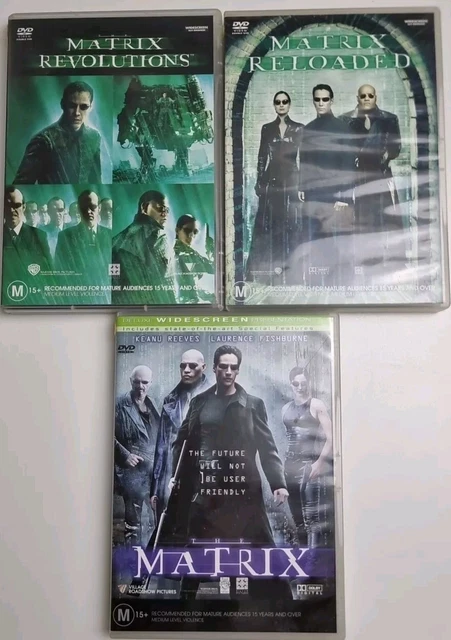 THE MATRIX TRILOGY - Keanu Reeves - MINT - Reg 4 $14.99 - PicClick AU