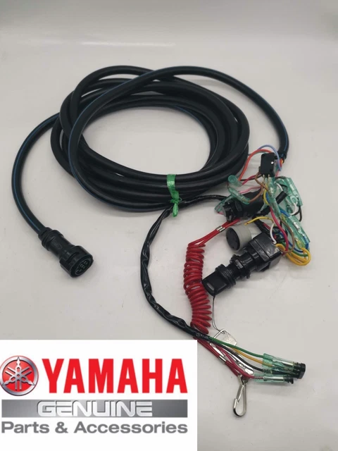 GENUINE YAMAHA 703 Outboard Engine Complete Control Box Wiring Harness ...