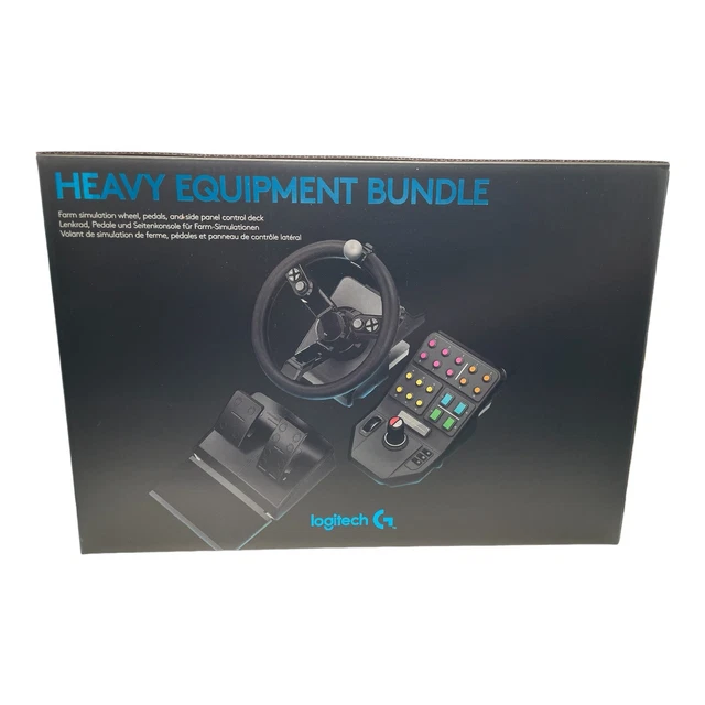 LOGITECH G HEAVY Equipment Bundle Saitek Farming Simulator Controller ...