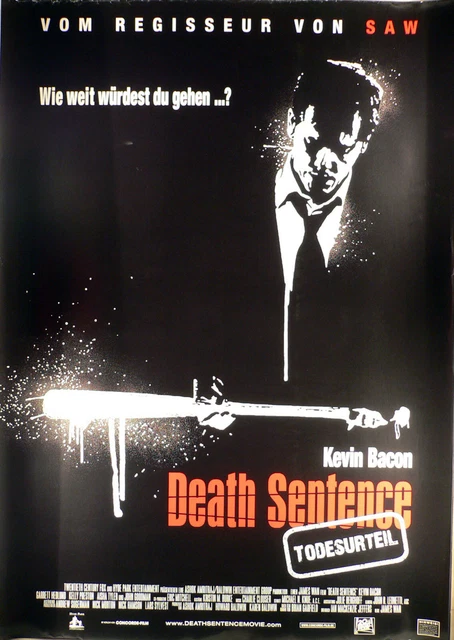 DEATH SENTENCE - Filmposter A1 84x60cm gerollt EUR 17,00 - PicClick FR