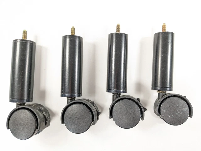 SLEEP NUMBER ADJUSTABLE Base Legs with Locking Casters 6 1/2" Set of 4 ...