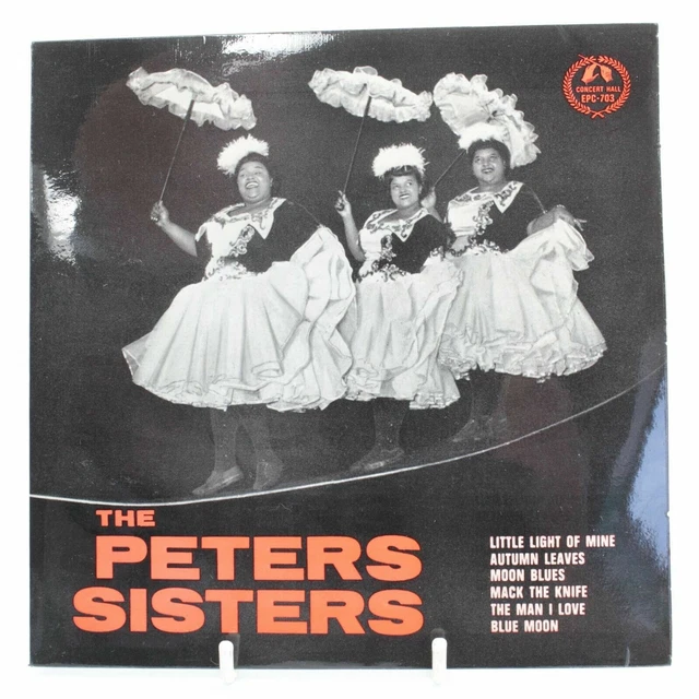 DISQUE VINYLE 7” The Peters Sisters Pop Parade Orchestra Concert Hall ...