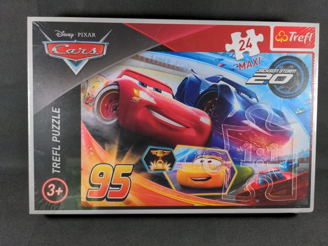 DISNEY CARS 3 Lightning McQueen Jigsaw Puzzle Child's 24 Maxi Pieces ...