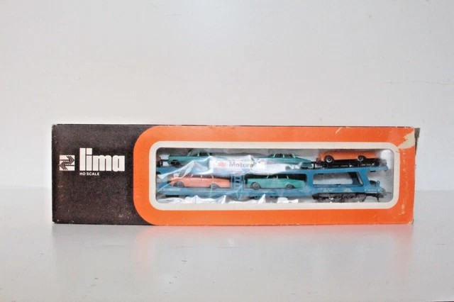 VINTAGE LIMA MOTORAIL 30 9053 Model Railway Carriage Car Transporter 1: ...