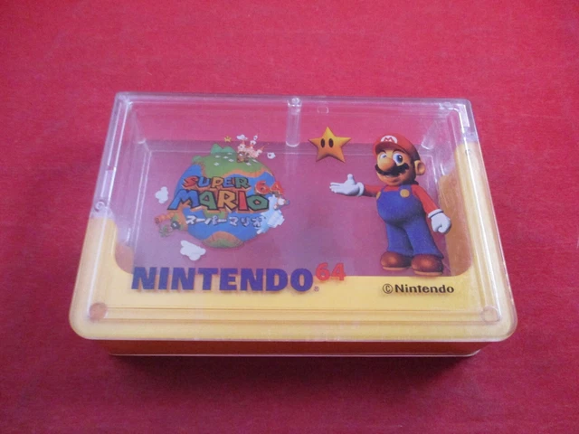 SUPER MARIO 64 Nintendo 64 N64 Plastic Single Cart Game Storage ...