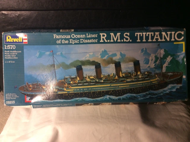 REVELL 1/570 SCALE R.M.S Titanic Kit No 05215 (unbuilt/complete/old ...