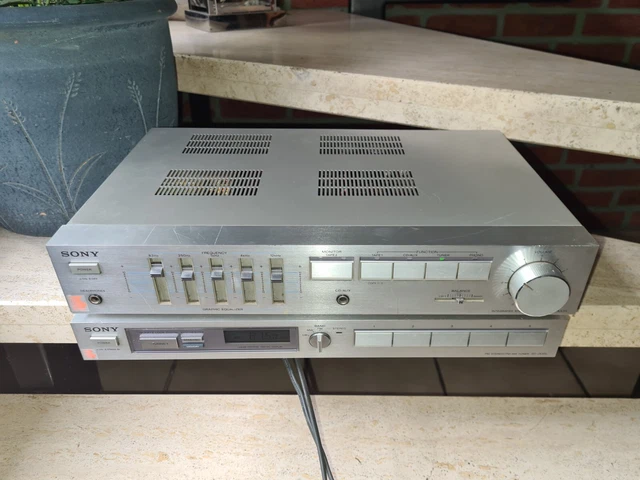 SONY TA-AX35 STEREO Integrierter Verstärker mit EQ +Sony Tuner EUR 70 ...