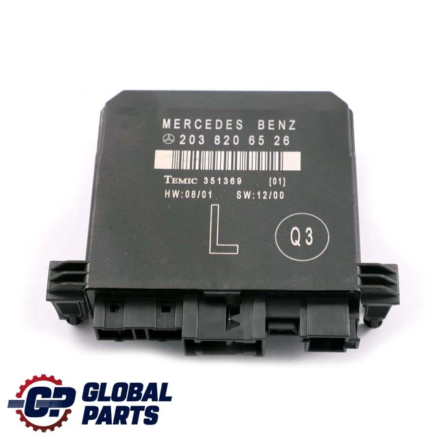 MERCEDES-BENZ C-CLASS W203 Door Control Module Unit Rear Left N/S ...