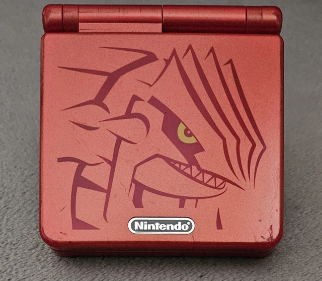 NINTENDO GAMEBOY ADVANCE SP Edizione Speciale Console Pokemon Groudon ...