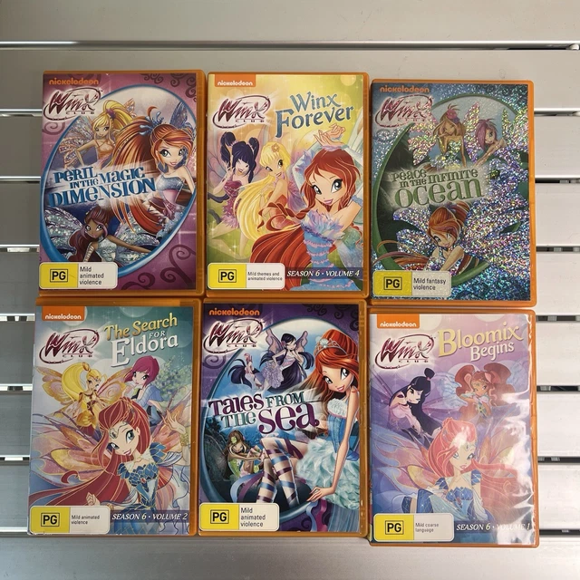 WINX CLUB DVD Bundle Nickelodeon PG 6x Region 4 Vintage Retro Fairy $54 ...
