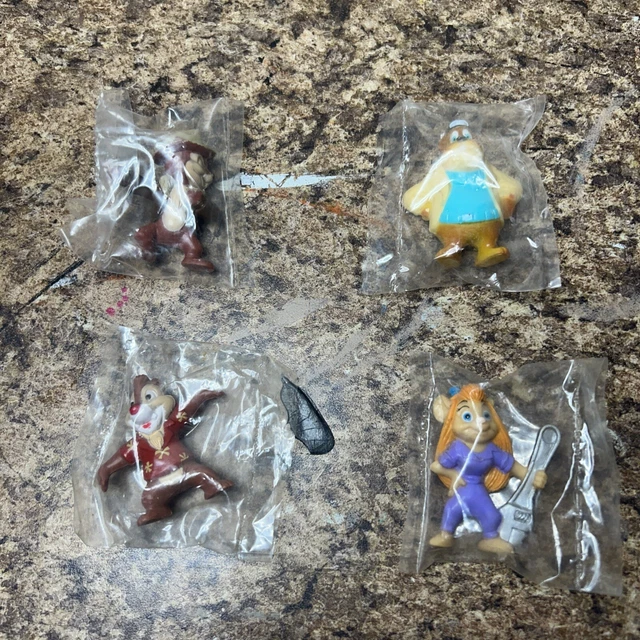 DISNEY CHIP AND Dale Rescue Rangers PVC Figures Kellogg's. Set of 4 ...