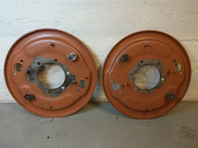 LAND ROVER SERIES Front Brake Back Plates 11 Inch £40.00 - PicClick UK