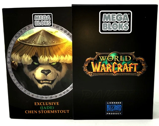 MEGA BLOKS WORLD of Warcraft Jade Chen Stormstout Exclusive Figure OVP ...