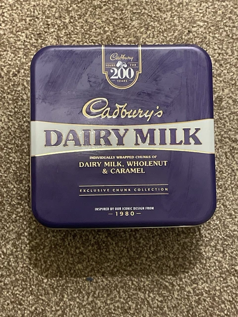 CADBURY’S DAIRY MILK Mixed Chocolate 200 Years Anniversary Tin (Empty ...