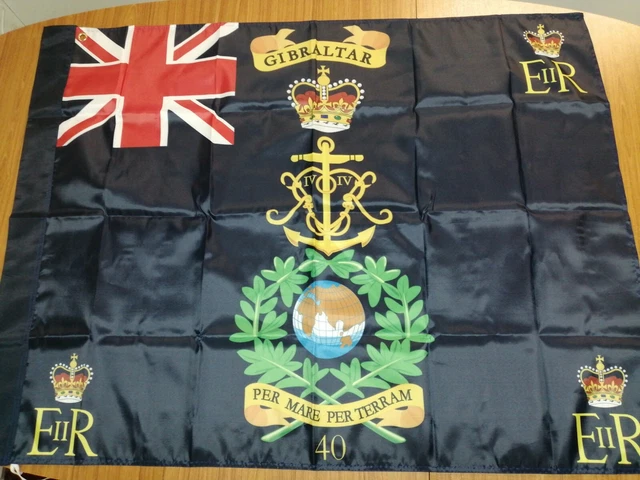 ROYAL MARINES 40 commando regimental colours Flag £12.00 - PicClick UK