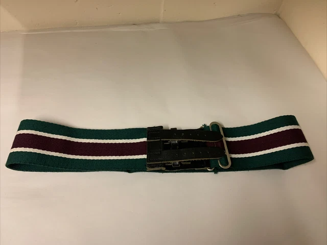 BRITISH ARMY MILITARY Adjustable Stable Belt Uniform Double Buckle ...