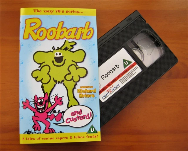 ROOBARB AND CUSTARD (VHS Video Tape) 8 Classic 1970s Episodes Richard ...
