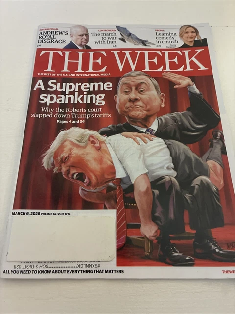 THE WEEK MAGAZINE March 6 2026 Supreme Spanking Trump Taylor Tomlinson ...