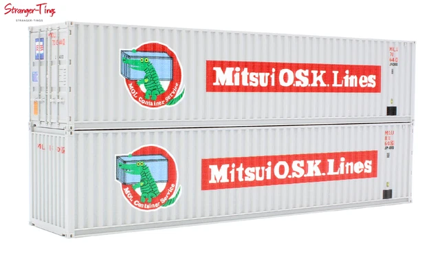 DAPOL 40FT CONTAINER Pack (2) Mitsui Lines OO Gauge £20.99 - PicClick UK