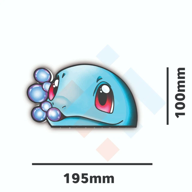PEEPING SQUIRTLE VINYL Car Sticker Decal Funny Meme Cute Weekend $5.99 ...