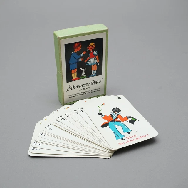BLACK PETER ALTENBURGER + Stralsunder Playing Cards Around 1930 £31.51 ...