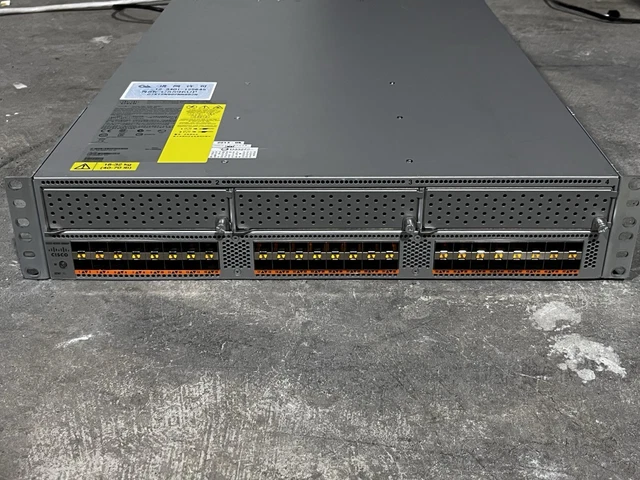 CISCO NEXUS 5596UP 48 Port 10Gbps FC SFP+ Switch N5K-C5596UP V01 $309. ...
