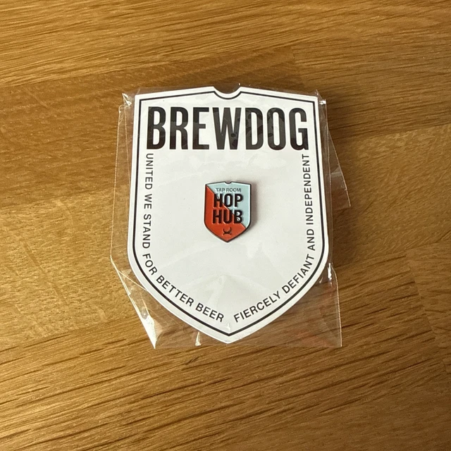 BREWDOG HOP HUB Pin Badge Scotland - Rare - Closed Bar £37.40 - PicClick UK