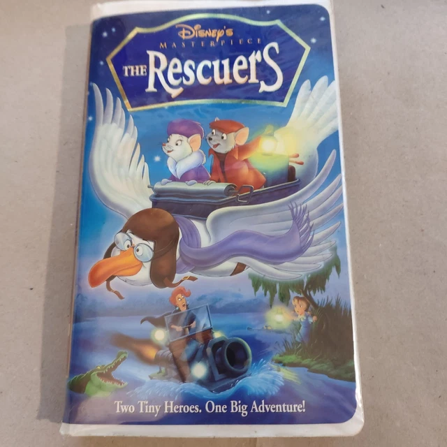 THE RESCUERS WALT Disney Pictures VHS Video Tape Blockbusters 1977 ...
