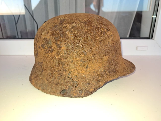 OLD RUSTY GERMAN military helmet EUR 50,00 - PicClick DE